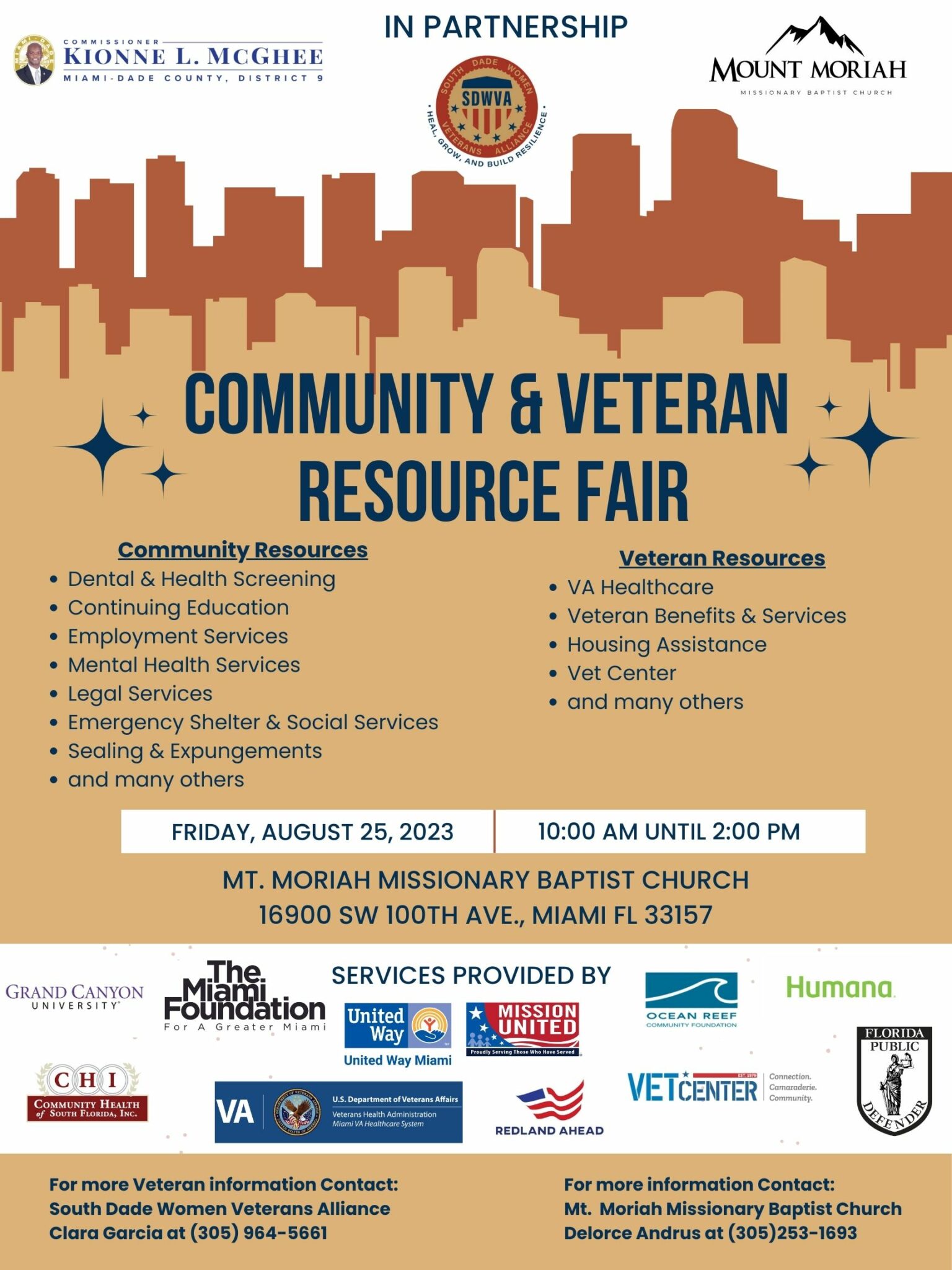 South Miami-Dade Community and Veteran Resource Fair | Florida Justice ...